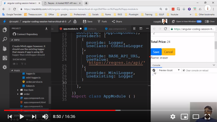 Mini-Logger – Angular Dependency Injection Project coding - Rupesh Tiwari - Founder of Fullstack ...