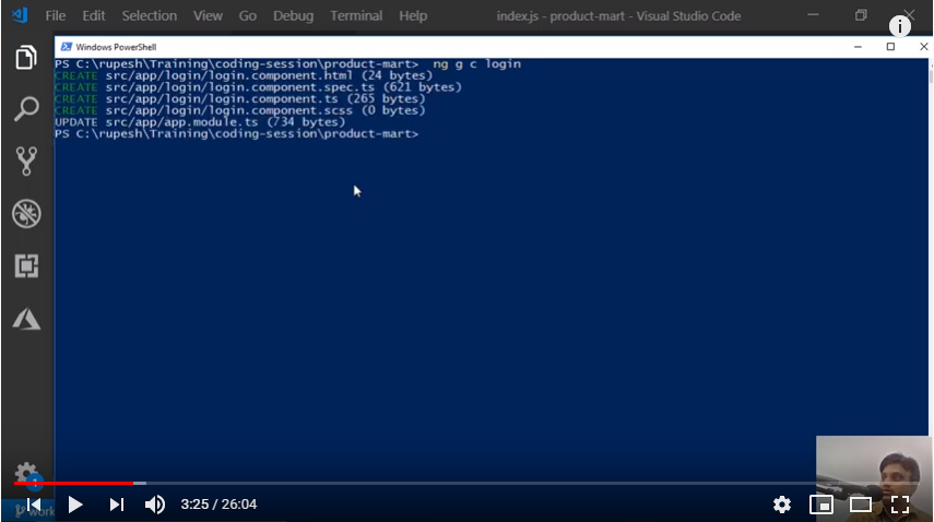 Adding Login component in our angular app - Demo - Rupesh Tiwari - Founder of Fullstack Master