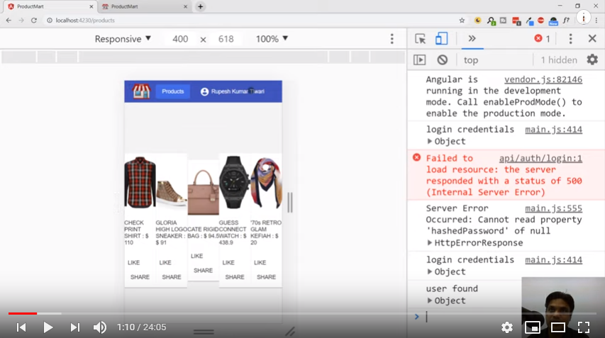 Responsive Toolbar - Online ecommerce Store Part 1 - Rupesh Tiwari - Founder of Fullstack Master