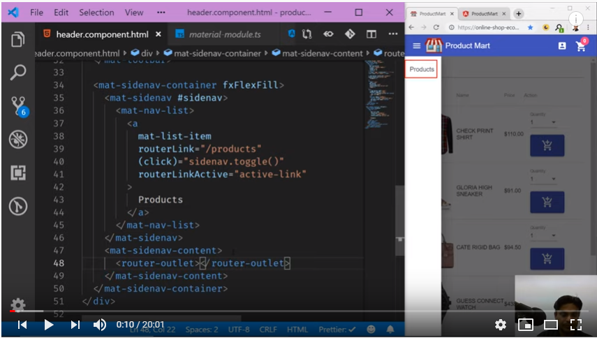 Responsive Toolbar - Online ecommerce Store Part 2 - Rupesh Tiwari - Founder of Fullstack Master
